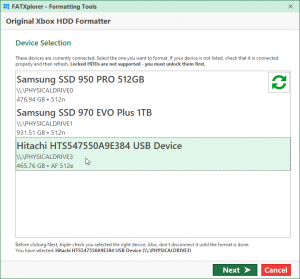 FATXplorer » FATXplorer 3.0 beta 14 – new Formatting Tools for OG Xbox ...