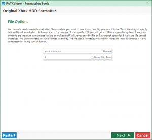 FATXplorer » FATXplorer 3.0 beta 15 – formatting a file is now supported