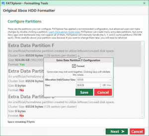 FATXplorer » FATXplorer 3.0 beta 14 – new Formatting Tools for OG Xbox ...