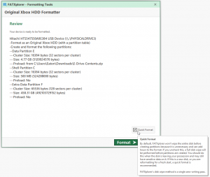 FATXplorer » FATXplorer 3.0 beta 14 – new Formatting Tools for OG Xbox ...